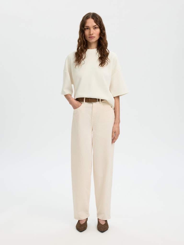 Selected Femme "Oversized" Tenny Tee weiss – minette store