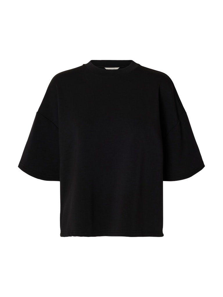 Selected Femme "Oversized" Tenny Tee schwarz – minette store